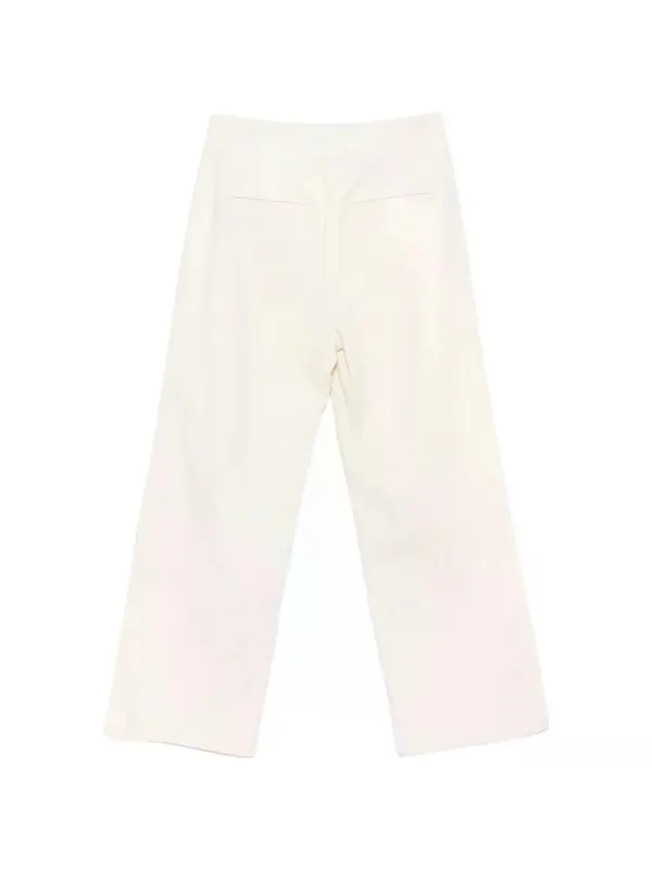 Dkny Broderie Anglaise Wide-leg Jeans