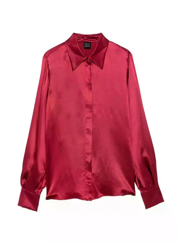 Carine Gilson Silk Balloon-sleeve Shirt
