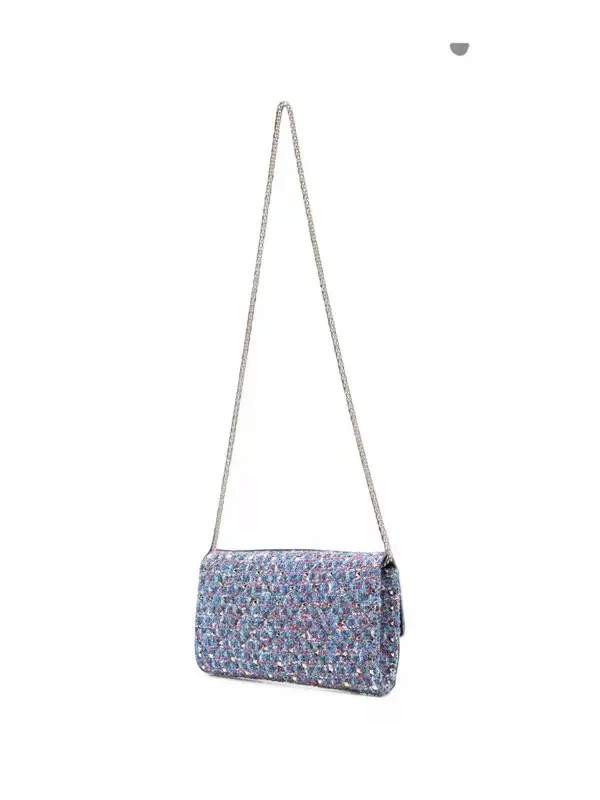 Valentino Garavani Tweed Rockstud Cross Body Bag