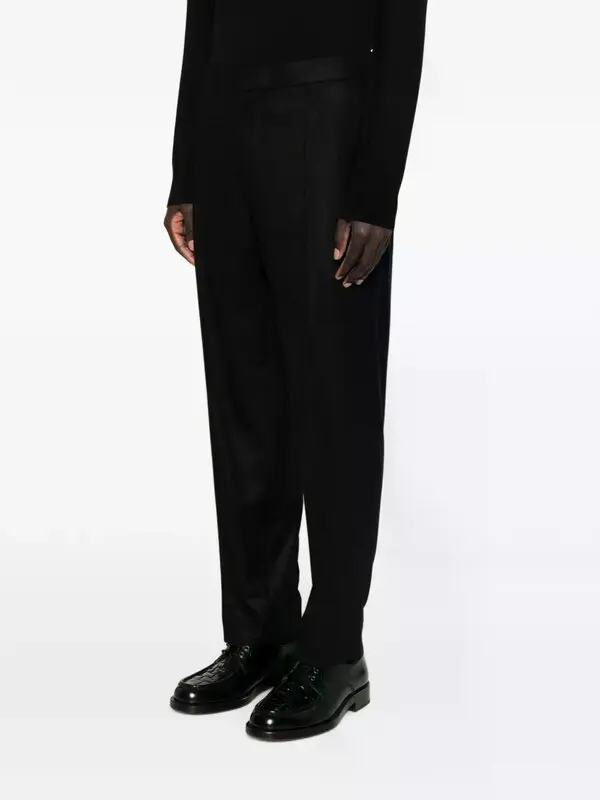 Zegna Tailored Trousers With Pressed Crease