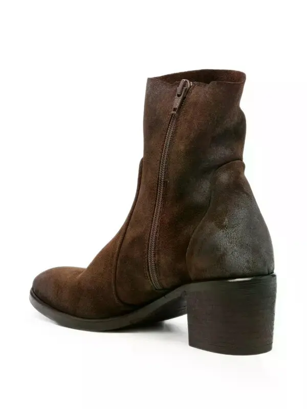 STRATEGIA SHOES Suede Block-heel Boots