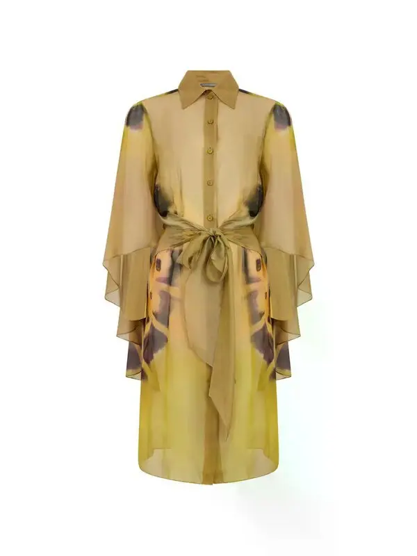 Alberta Ferretti Belted Mini Dress