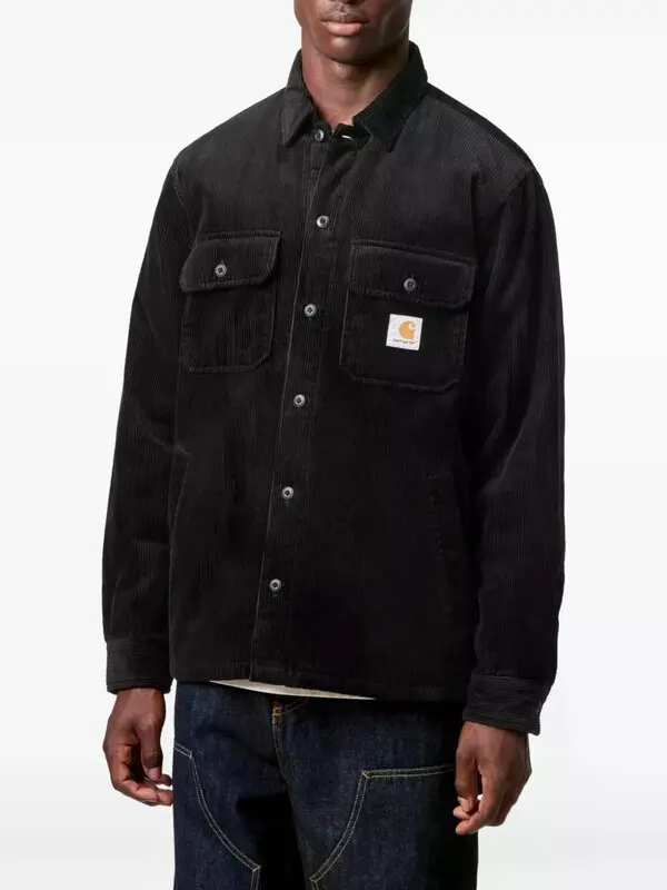 Carhartt Work In Progress Corduroy Logo-patch Shirt Jacket