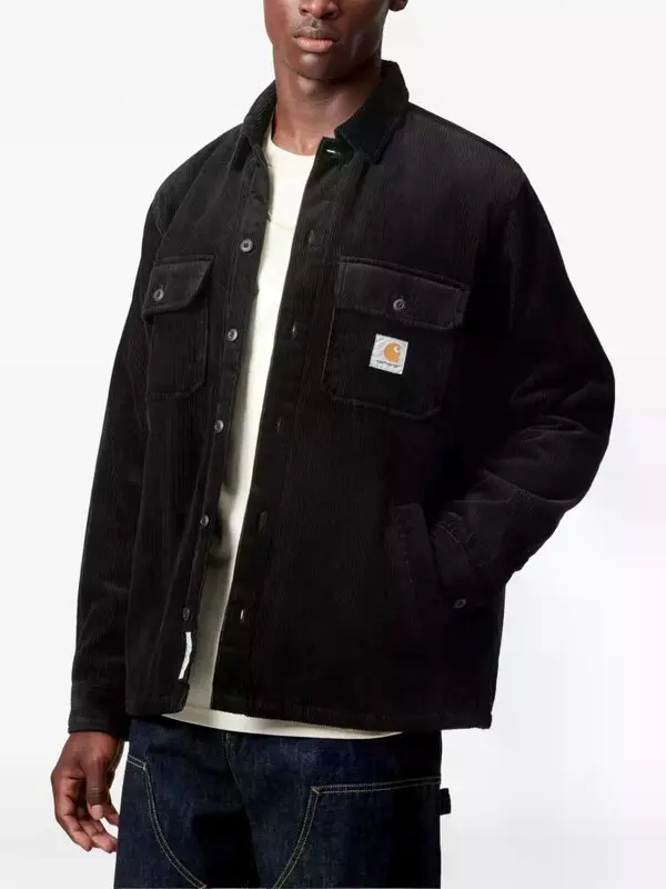 Carhartt Work In Progress Corduroy Logo-patch Shirt Jacket
