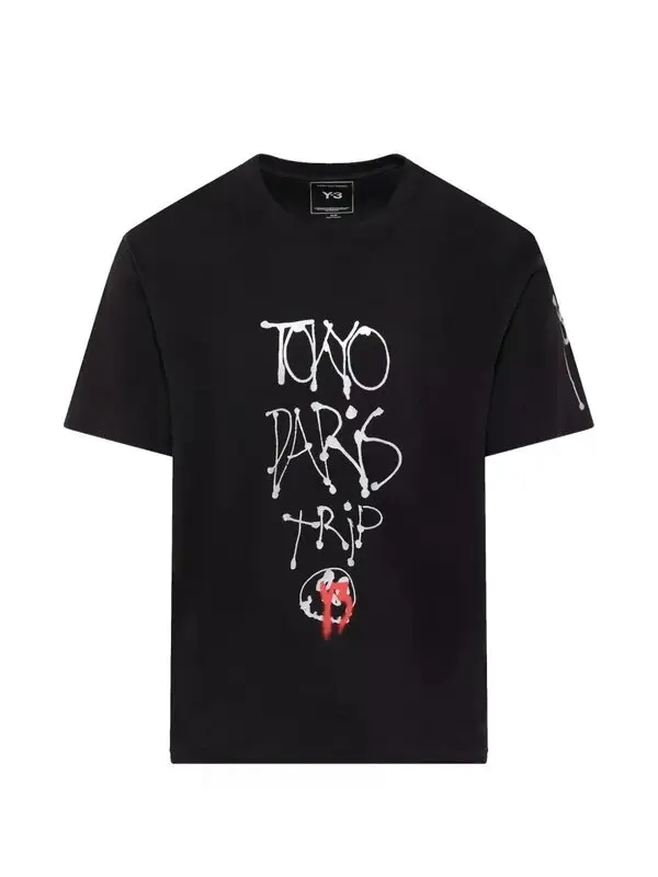 Y3 Graphic-print T-shirt - Black