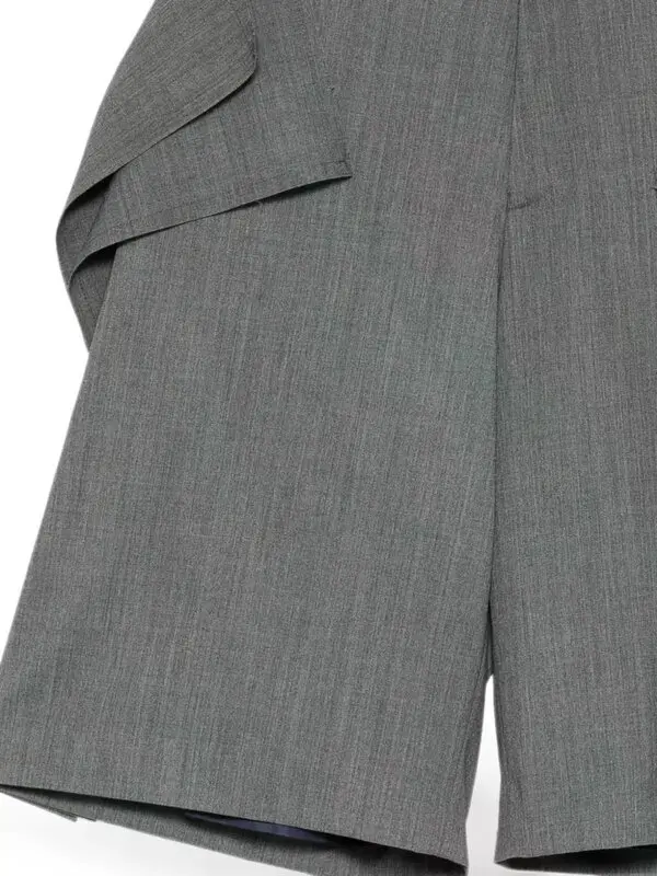 Undercover Layered Wool Shorts