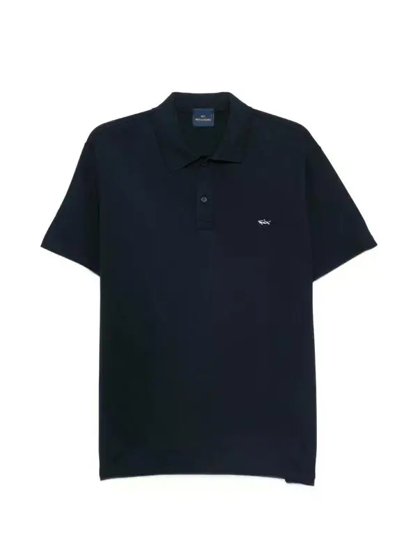 Paul & Shark Logo-patch Piqué Polo Shirt