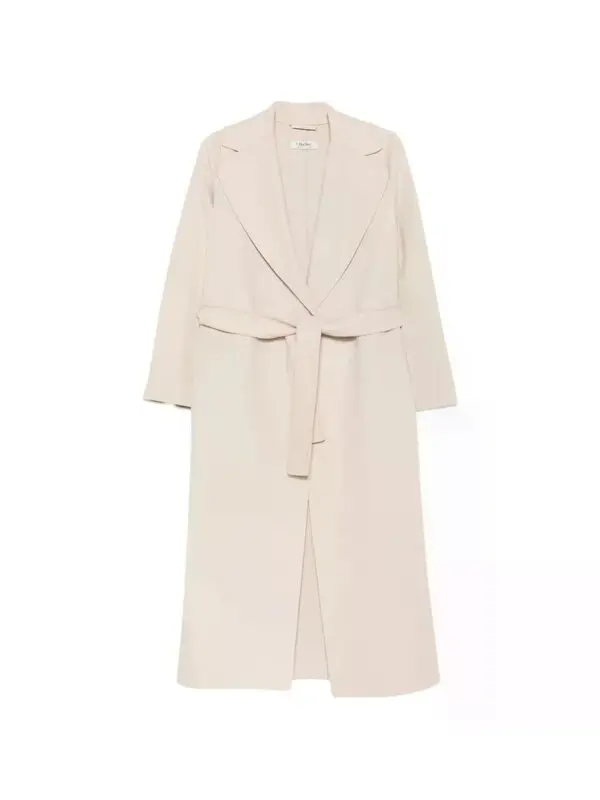 Max Mara Belted Wrap Coat - Neutrals