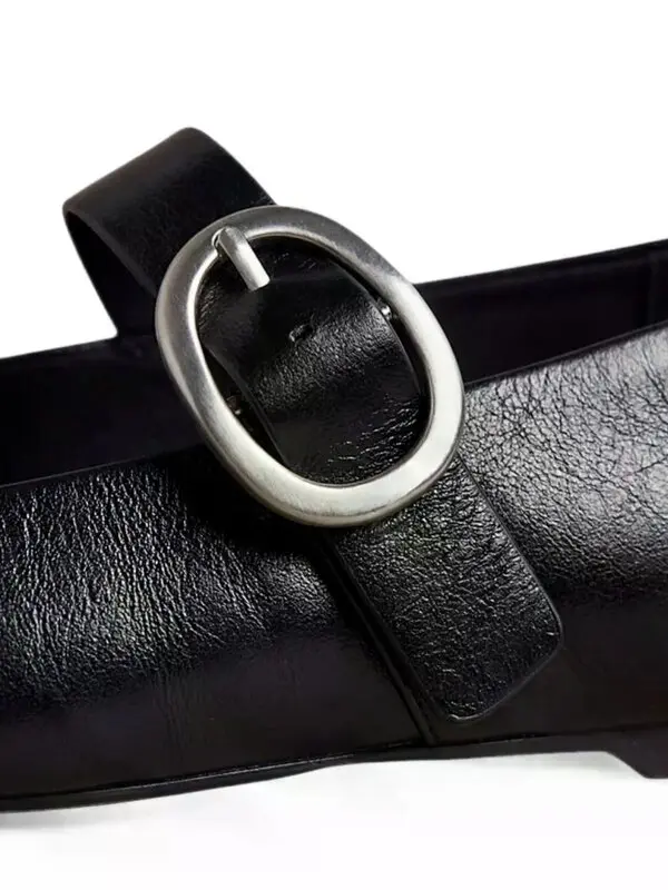 Calvin Klein Buckle-fastening Ballet Flats