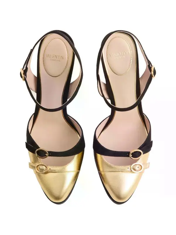 Valentino Garavani Suede Crasher Platform Pumps 145mm