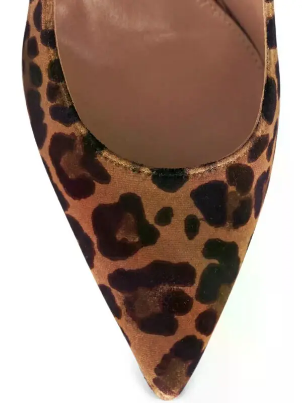 GIANVITO ROSSI Leopard Print Pumps