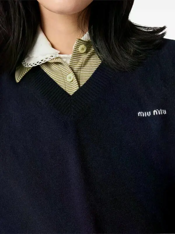 Miu Miu Wool And Cashmere Sweater