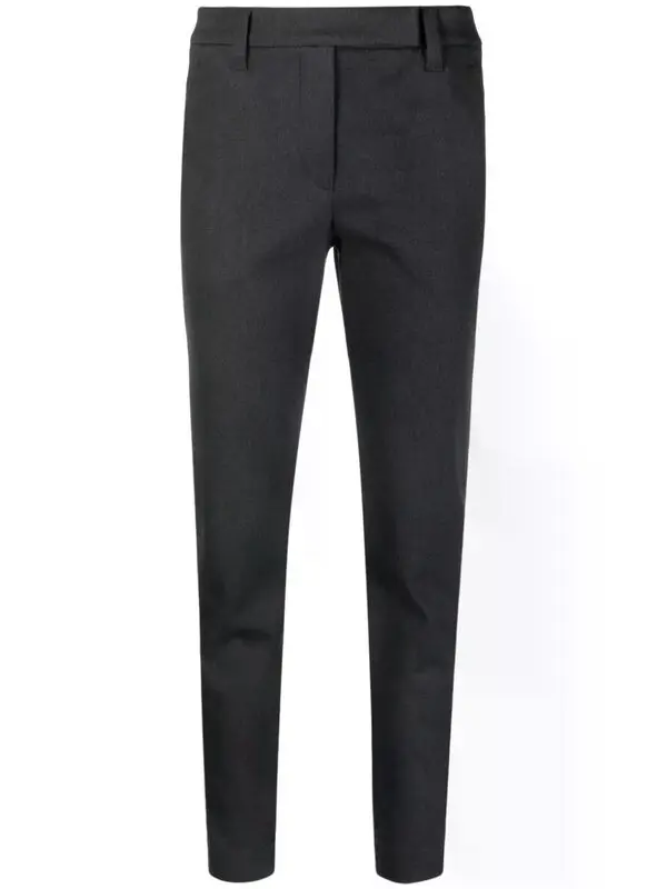 Brunello Cucinelli Mid-rise Cropped Tapered Trousers