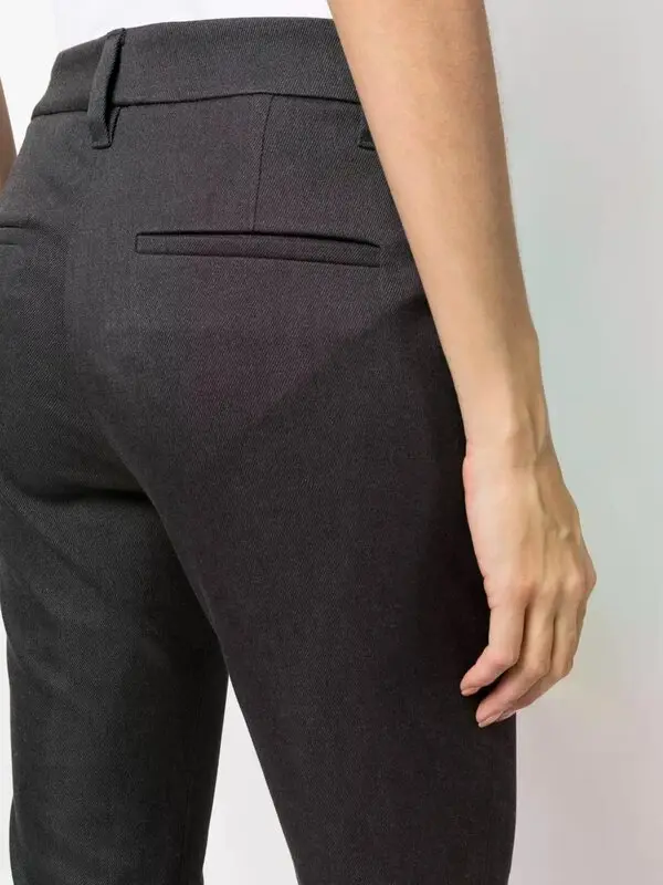 Brunello Cucinelli Mid-rise Cropped Tapered Trousers