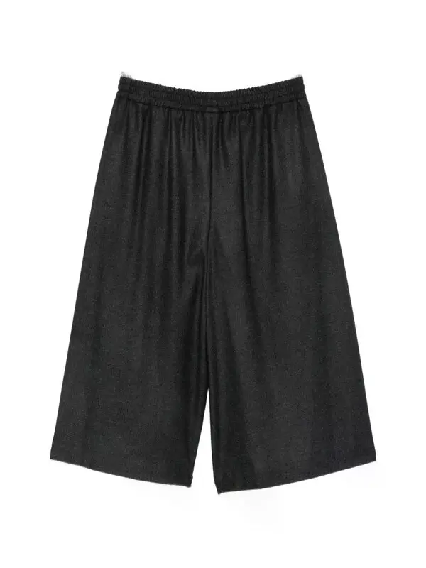 ALYSI Wide Leg Metallic Effect Shorts