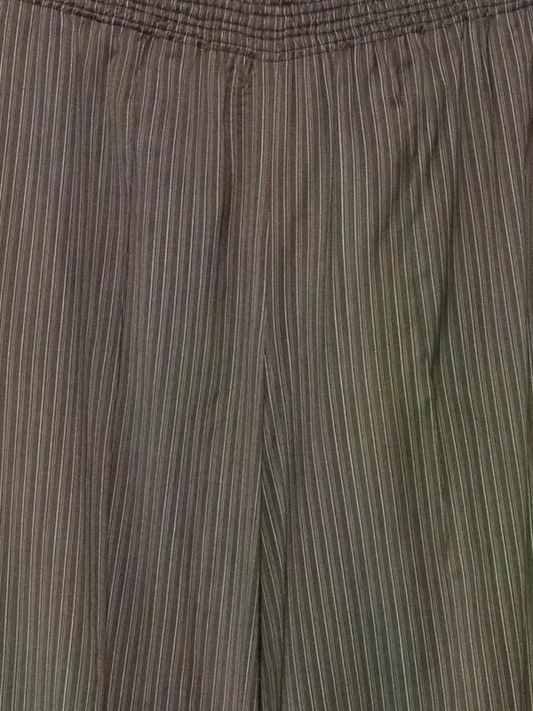 ALYSI Pinstripe Print Drawstring Hem Trousers