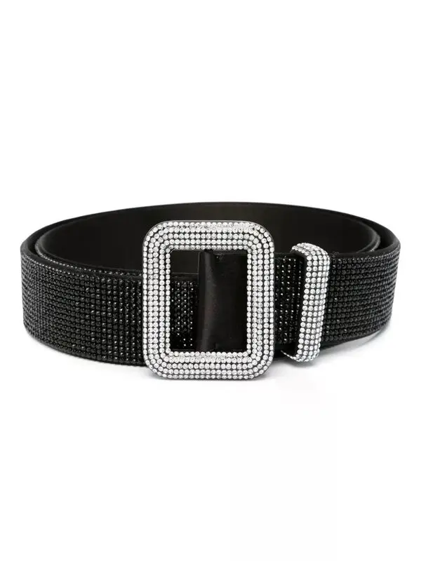 Benedetta Bruzziches Venus Crystal-embellished Belt - Black