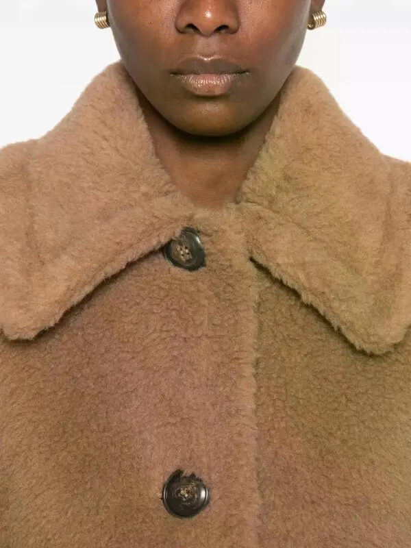 Max Mara Teddy Bear Cape Jacket