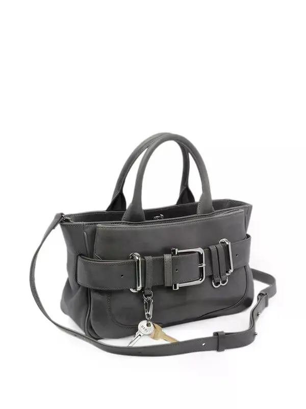 OSOI Mini Brocle Buckled Leather Tote Bag