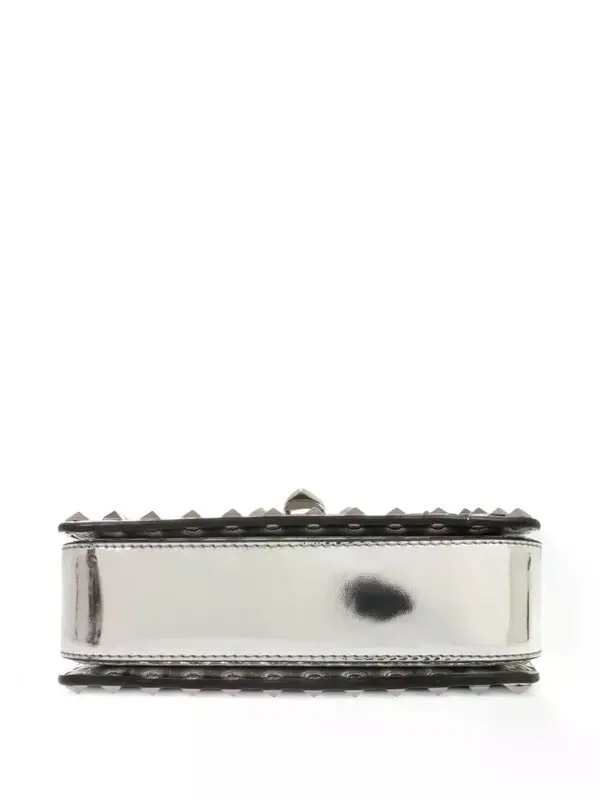 Valentino Garavani Small Mirror Calfskin Rockstud Shoulder Bag