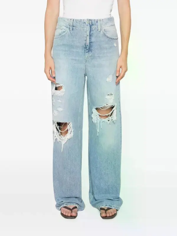 DONDUP Belt-loop Distressed Jeans