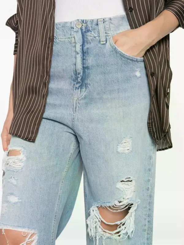 DONDUP Belt-loop Distressed Jeans