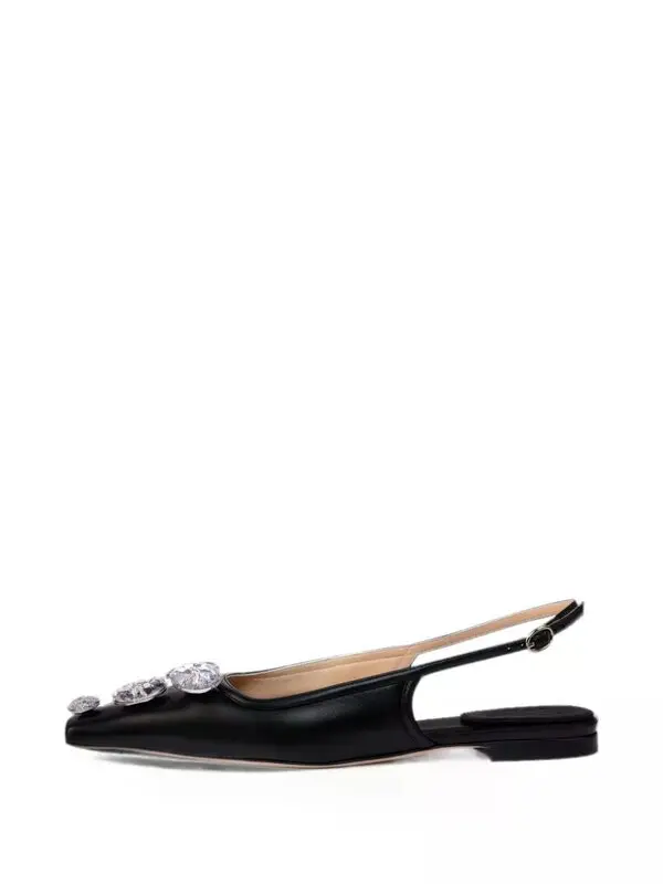 A.W.A.K.E. Mode Crystal-embellished Slingback Pumps