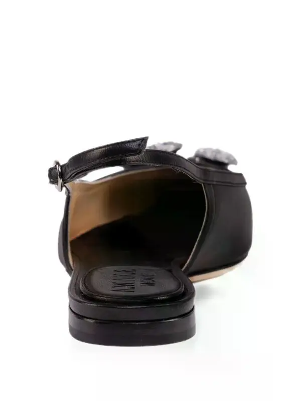 A.W.A.K.E. Mode Crystal-embellished Slingback Pumps