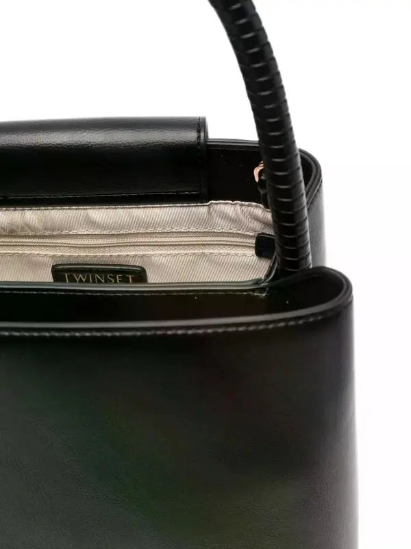 TWINSET Logo Plaque Top-handle Tote Bag