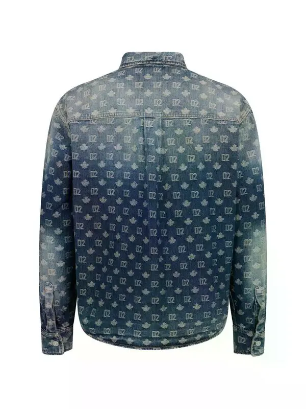 Dsquared2 Monogram Denim Carpenter Shirt