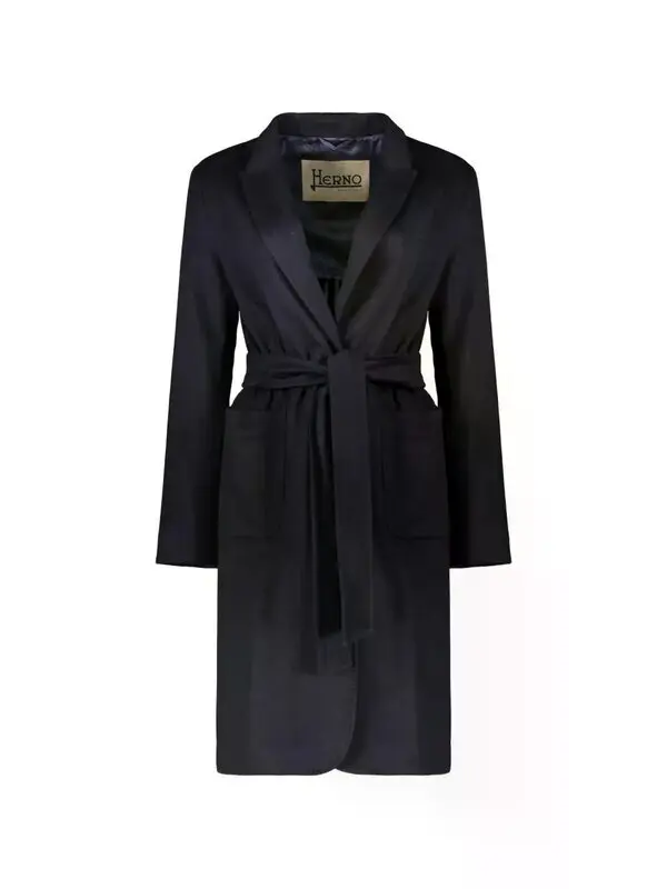 Herno Belted Cashmere Coat