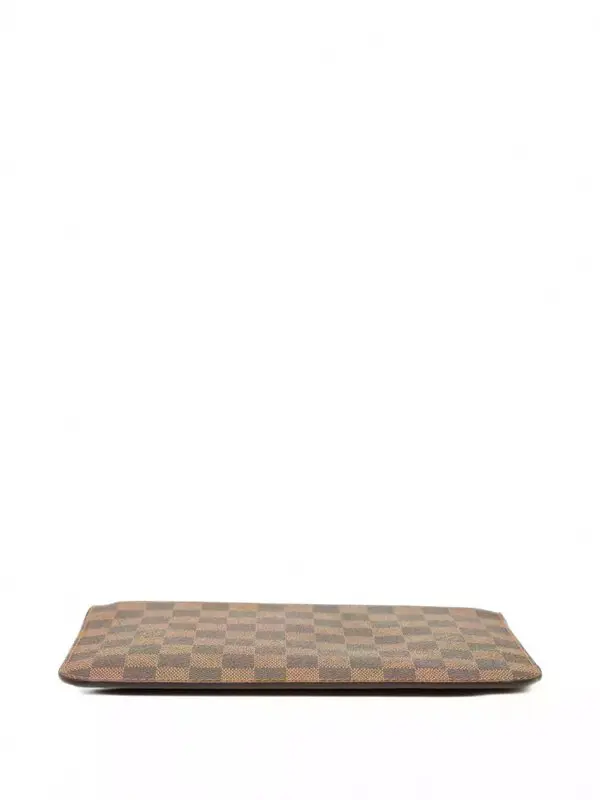 LOUIS VUITTON 2021 Damier Ebene Neverfull Mm Pouch