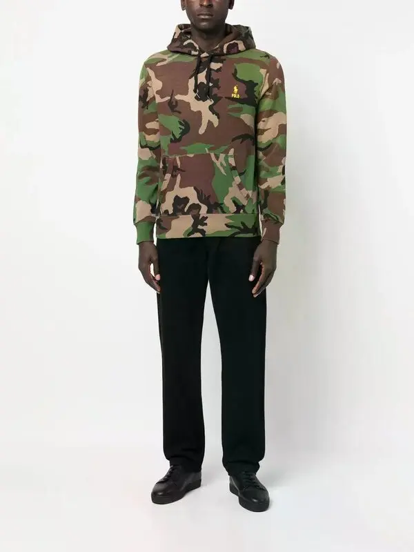 Polo Ralph Lauren Camouflage-print Drawstring Hoodie