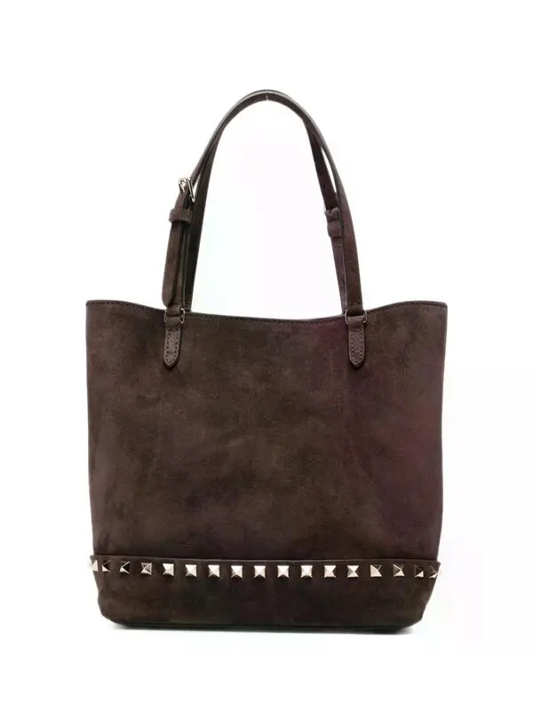 Valentino Garavani Rockstud Suede Tote Bag