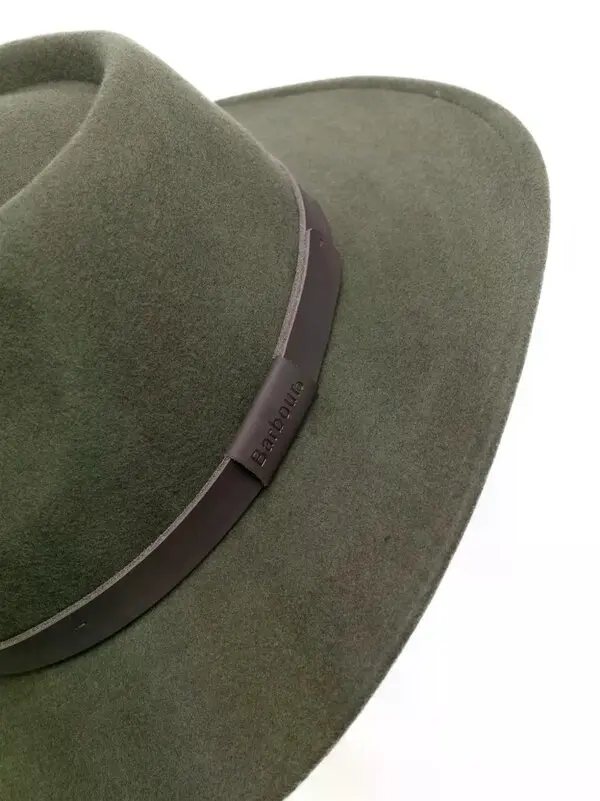 Barbour Crushable Bushman Wool Hat - Green