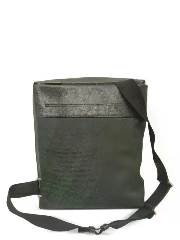 LOUIS VUITTON 2003 Bicolor Taiga And Canvas Beluga Crossbody Bag - Grey