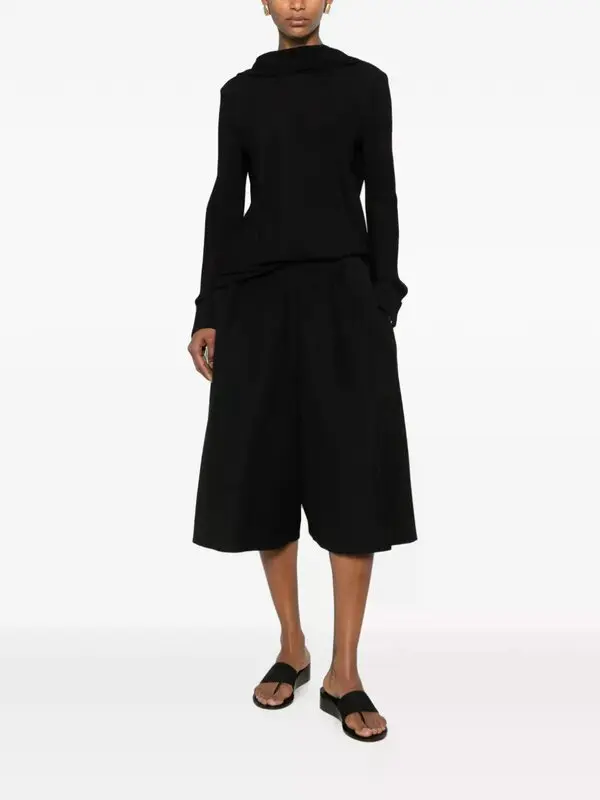 THE ROW Fauna Pleated Tailored Shorts