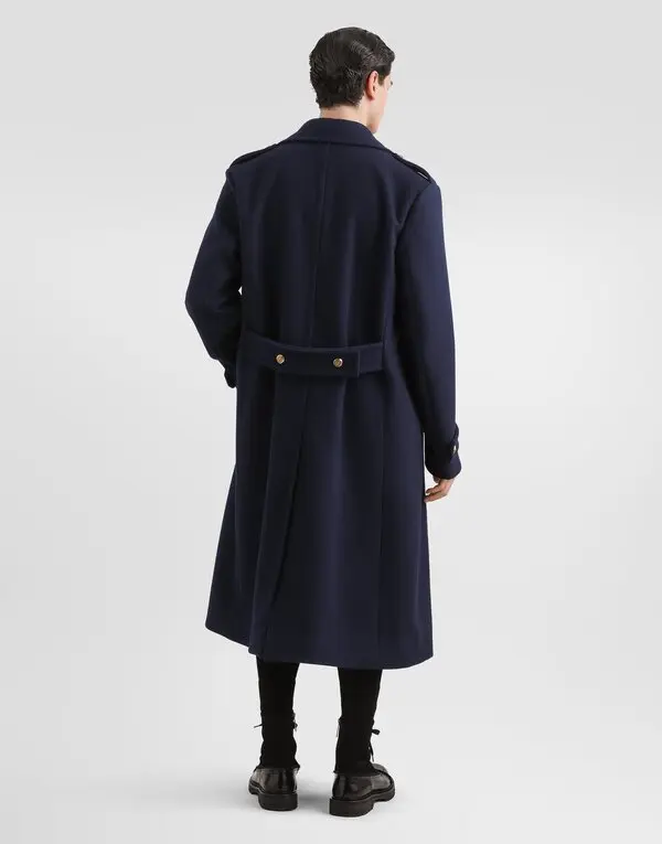 Dolce & Gabbana Double-breasted Wool Coat Coats And Jackets