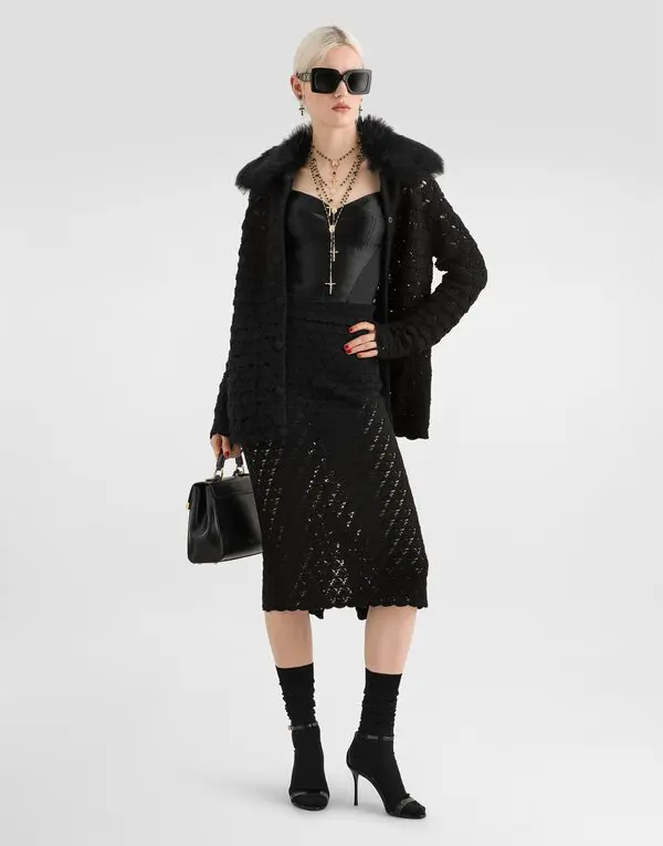 Dolce & Gabbana Crochet Jacket Blazers