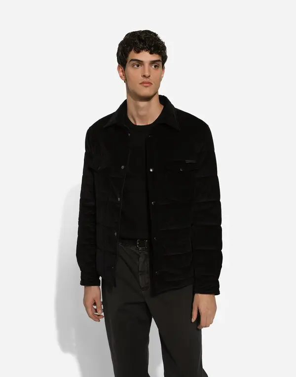 Dolce & Gabbana Quilted Corduroy Jacket