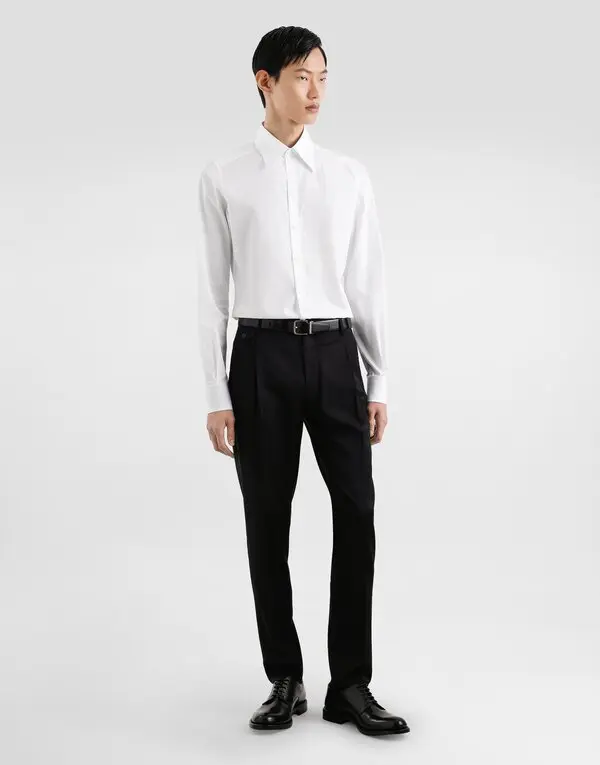 Dolce & Gabbana Gold Poplin Shirt Shirts