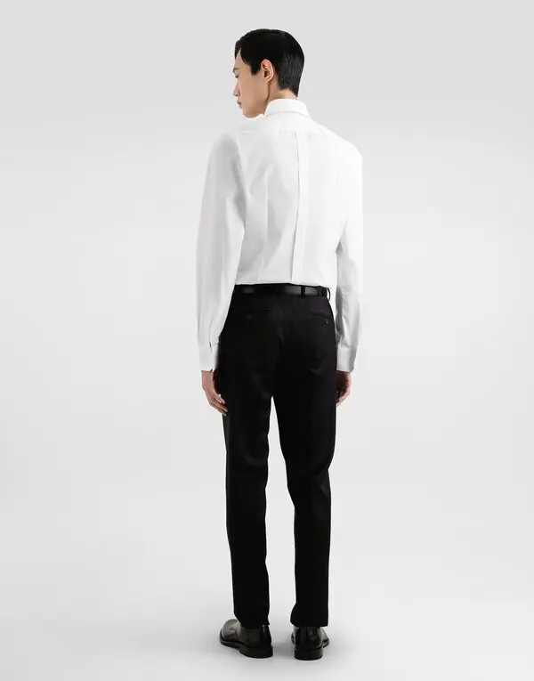 Dolce & Gabbana Gold Poplin Shirt Shirts - White