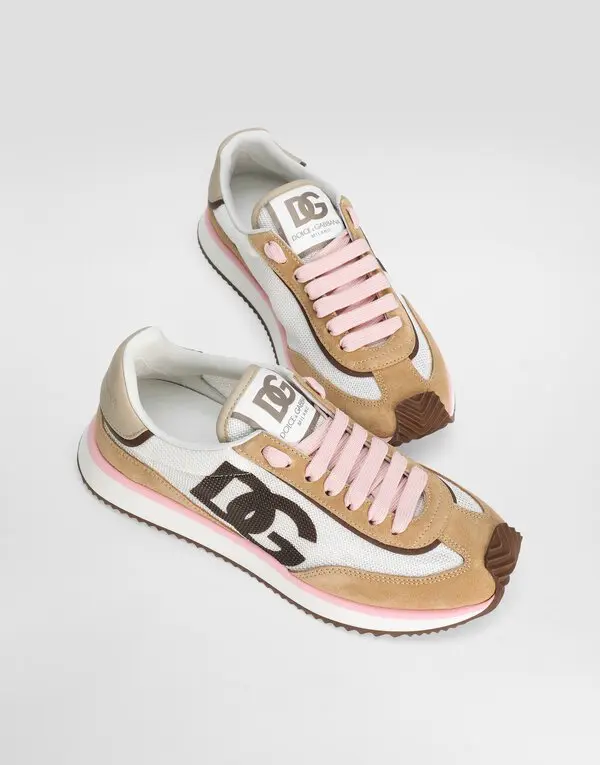 Dolce & Gabbana Mixed-material Dg Cushion Sneakers Sneakers - Multicolor