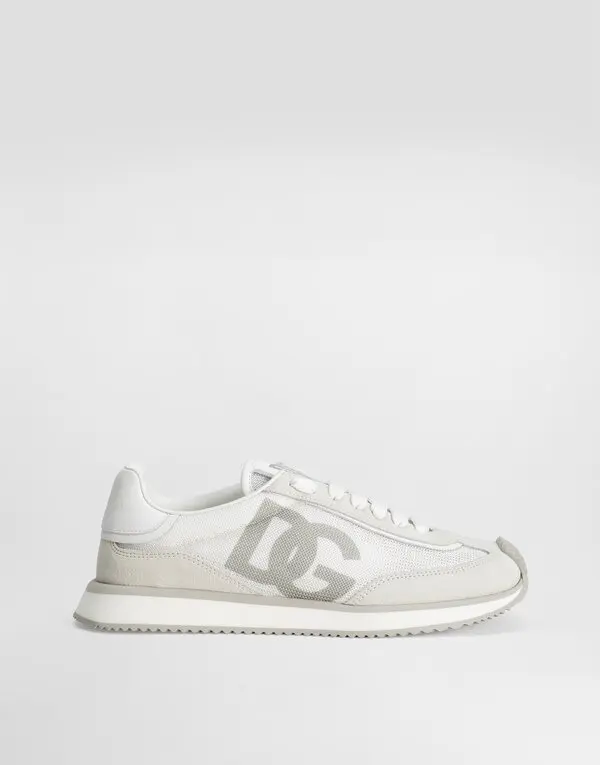 Dolce & Gabbana Mixed-material Dg Cushion Sneakers Sneakers - White