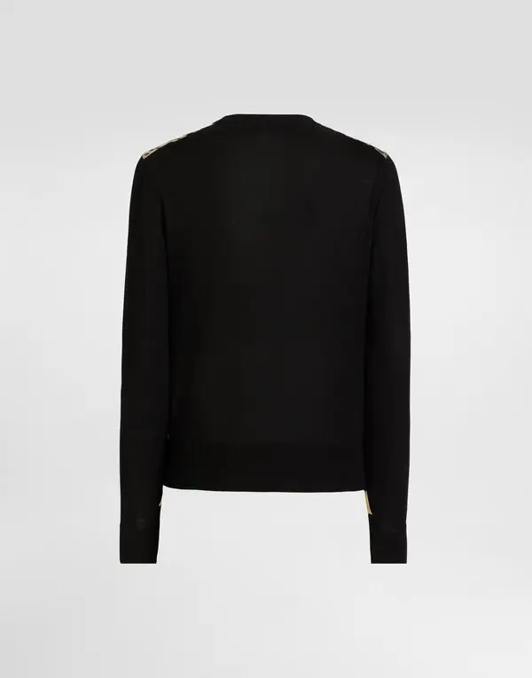 Dolce & Gabbana Leo- Wool Pullover Sweaters And Cardigans Animal