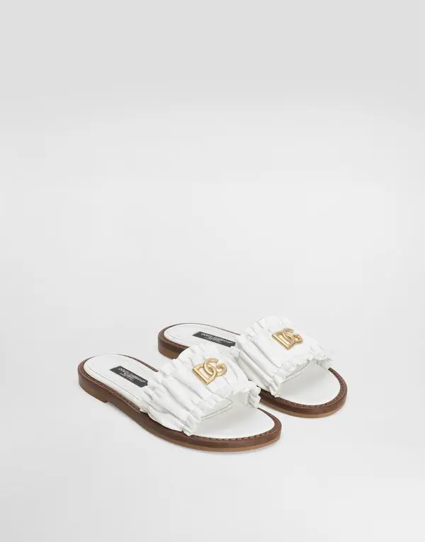 Dolce & Gabbana Ciabatta Flat Shoes Leather