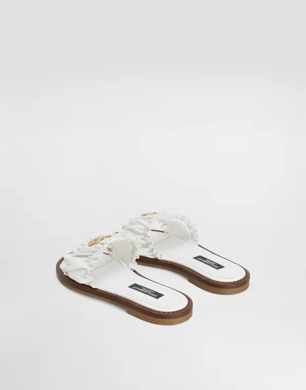 Dolce & Gabbana Ciabatta Flat Shoes Leather