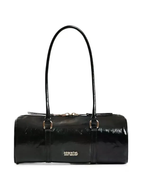 Essentiel Antwerp Kenneth Glossy Shoulder Bag - Black
