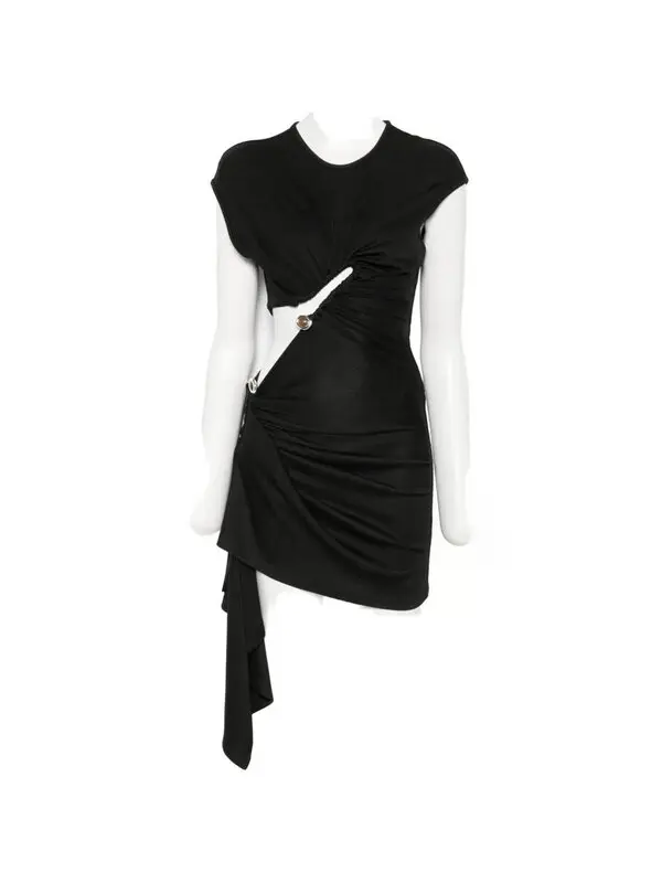 Christopher Esber Ruched Cut-out Mini Dress