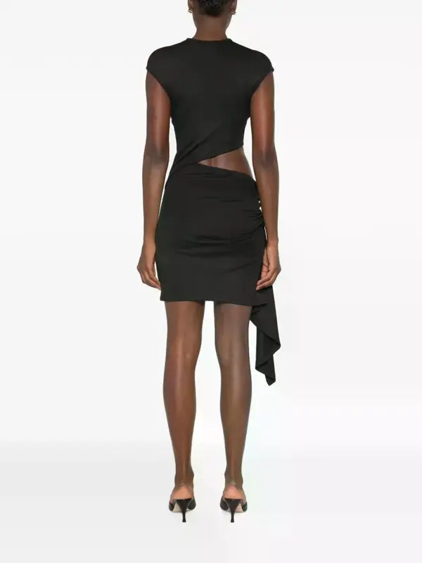 Christopher Esber Ruched Cut-out Mini Dress